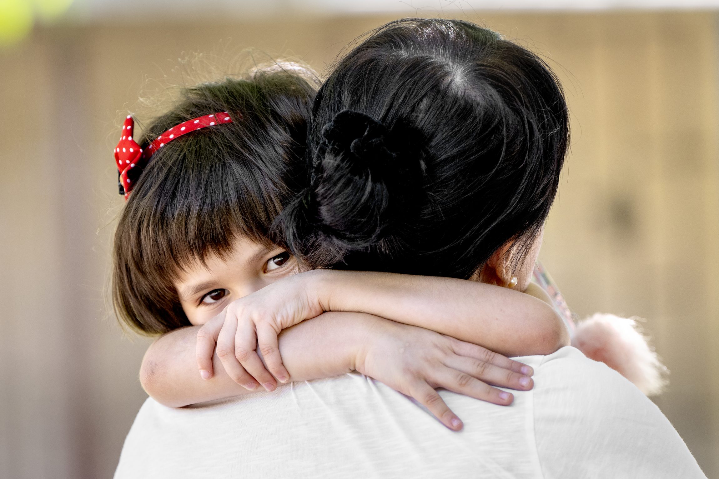Mira lyser op, når hun kommer i børnehave
